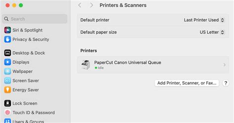 Papercut Macos Setup Information Technology Services