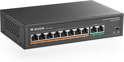 Reolink 8 Ports Poe Switch Mit 2 Gigabit Uplink Ports Bis Zu 120w