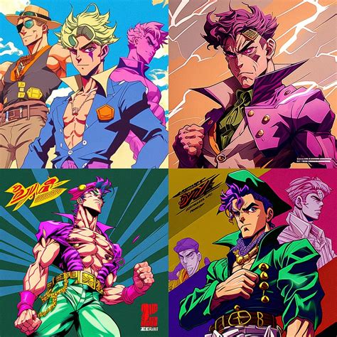 JoJos Bizarre Adventure Midjourney Style Andrei Kovalev S Midlibrary 2 0