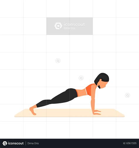 Woman Doing Plank Animation Free Download Gym And Fitness Animations
