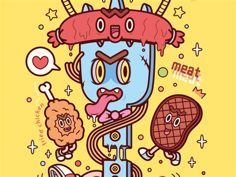 美食快跑顶顶大明 站酷zcool