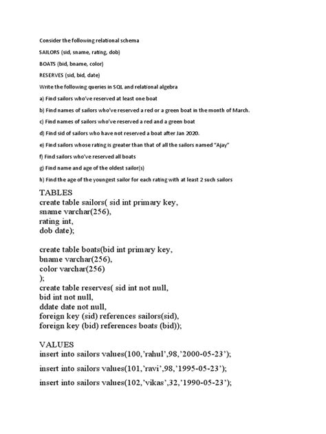 database management practical file pdf relational model data