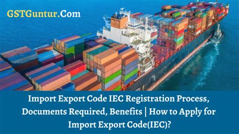 Import Export Code Iec Registration Process Documents Required Benefits How To Apply For