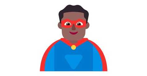 Man Superhero Medium Dark Free Vector Icon Iconbolt