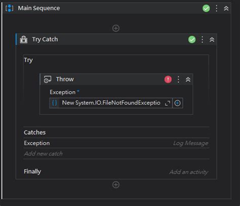 try catch 要怎麼偵測複數的activity activities uipath community forum