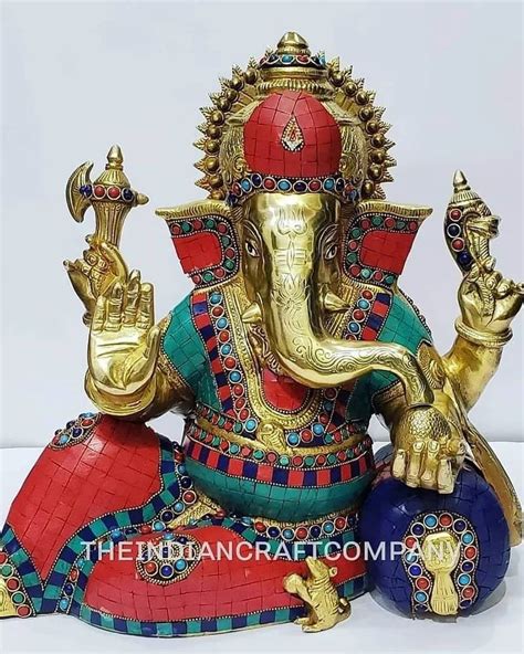 Multicolor Brass Ganesh Statue At Rs 900 In Pune Id 25092017255