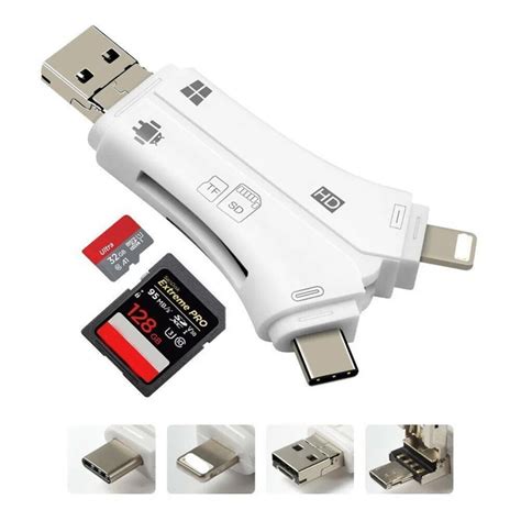 Skyauks Usb Micro Usb Usb Type C Memory Card Reader For Sd Sdxc Micro