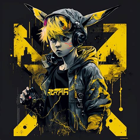 Yellow Cyberpunk Boy Anime Fusion By Unbreakme On Deviantart