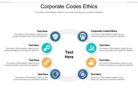 Corporate Codes Ethics Ppt Powerpoint Presentation Infographic Template Images Cpb Powerpoint