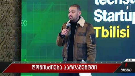 ღონისძიება პარლამენტში Youtube