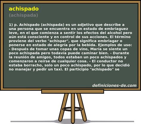Significado De Achispado Achispada
