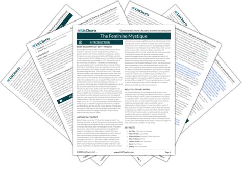 The Feminine Mystique Term Analysis Litcharts