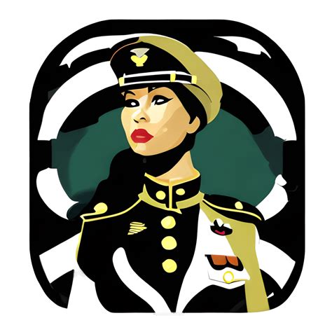 Female Marine Soldier Graphic · Creative Fabrica