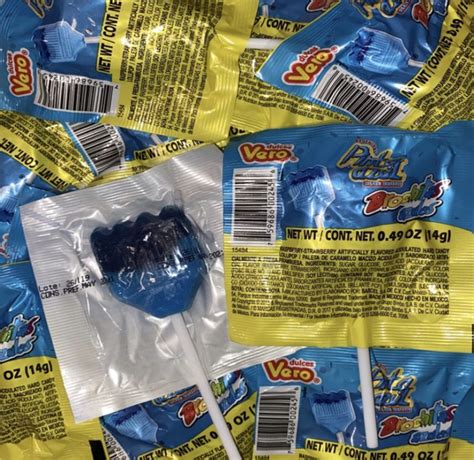 Paletas Brocha Azul 48 Piezas Snack Box Pr