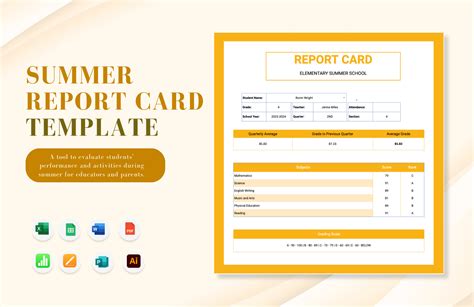 Automatic Report Card In Excel