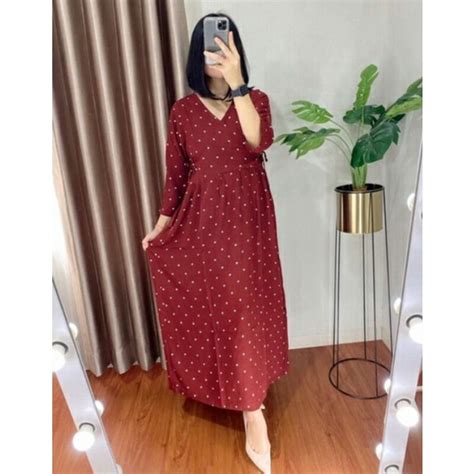 Jual Pola Produksi Daster Kimono Panjang 057 Pola Baju Homedress Lengan Panjang Sewing