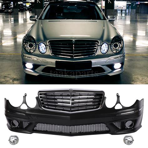E63 Amg Style Front Bumper Cover Kit For Mercedea Benz C Class W211