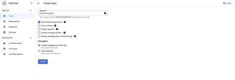 Creating Pubsub Topic Signoz