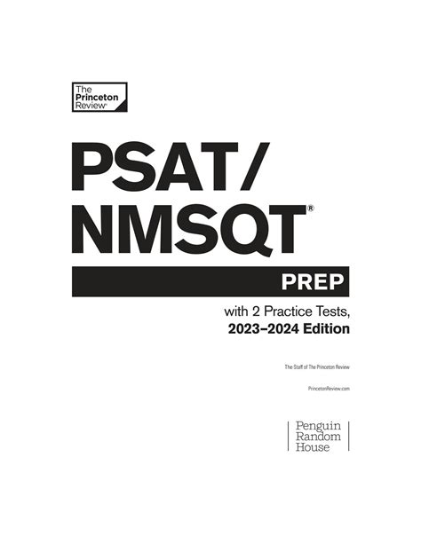 Solution Princeton Review Psatnmsqt Prep 2023 2024 2 Practice