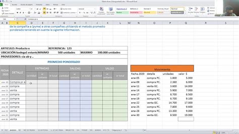 Sistema De Inventario Promedio Ponderado Slingo
