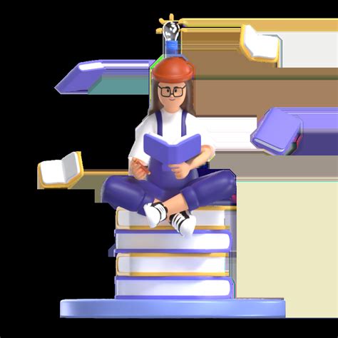 Download Passion In Learning 3d Illustration In Png Glb  Mp4 Pixcap