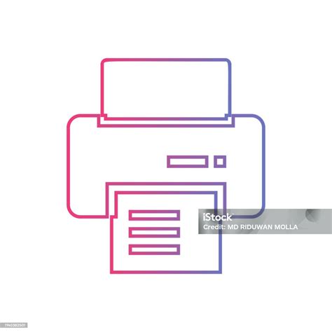 Office Printer Icon Vector Printer Sign Stock Illustration Download