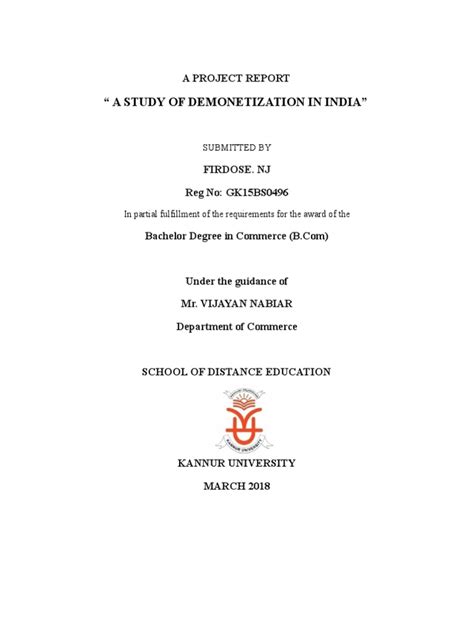 project report front page pdf titles academic degree
