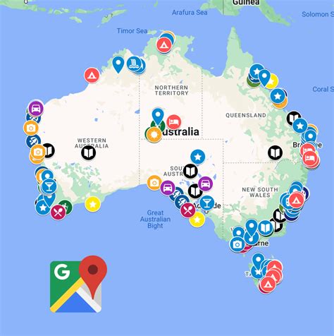 All The Best Spots In Australia On A Google Map 2023 Guide