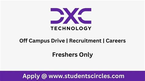Dxc Technology Fresher Jobs 2023 Fresher Direct Link