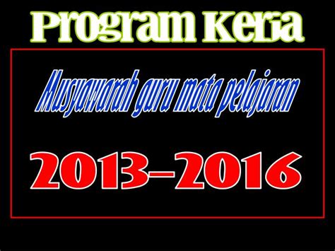 Ppt Program Kerja Powerpoint Presentation Free Download Id 4271139