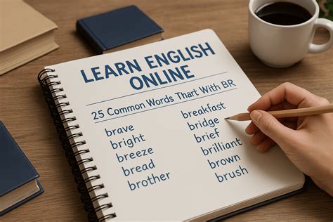 25 Common Words That Start With Br For Vocabulary Building