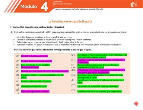 Modulo 4 Semana 4 Proyecto Integrador 1 Ejercicios De Matemáticas Docsity