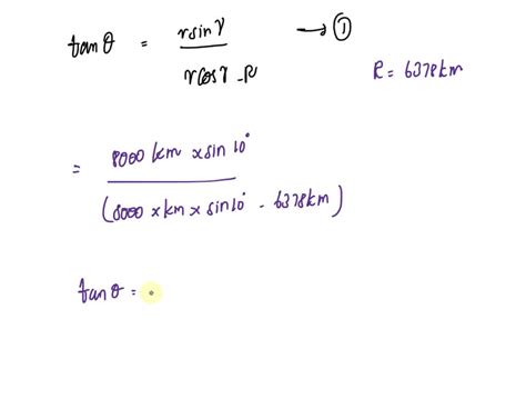 SOLVED An Earth Satellite Has A Speed Of 7 5 Km S And A Flight Path Angle Of 10 Degrees When