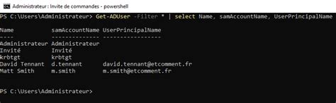 Automatisez La Configuration Dactive Directory Avec Powershell