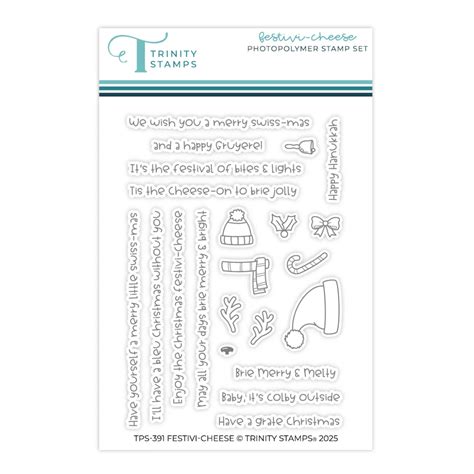 Trinity Stamps Festivi Cheese Clear Stamp Set Tps 391 Simon Says Stamp