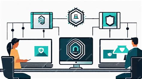 Premium Photo Safeguarding The Digital World With Cybersecurity Frameworks