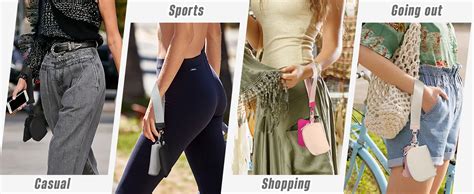 Wristlet Keychain Wallet For Women Dual Pouch Wristlet Mini