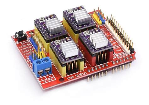 Cnc Shield 4 Drv8825 Pololu Drivers Arduino Kit021 Ptec Web Electro