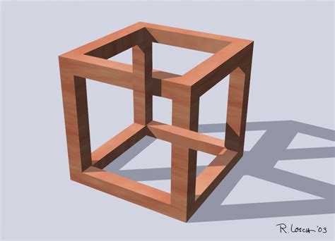 Escher Cube By Rlosch