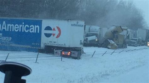 I 70 Back Open After Crash With 10 Semis 5 Cars