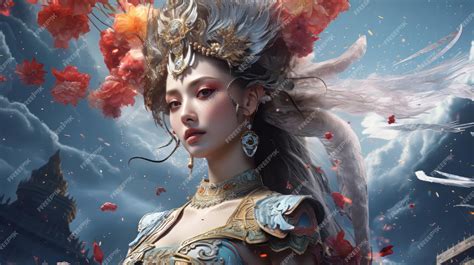 Premium Photo Nuwa The Chinese God Of Creation