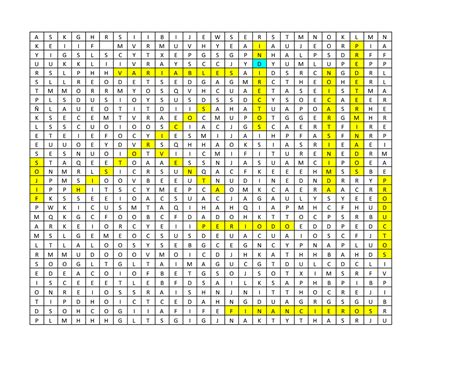 SOPA DE Letras Clasificación DE LOS Costos Hoja1 A S K G H R S I I