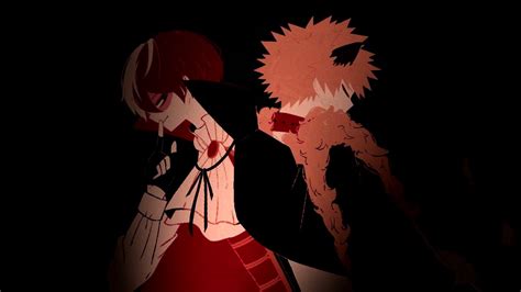 Vampire Todoroki Drinking Blood From Werewolf Bakugou Spicy Asmr Fan