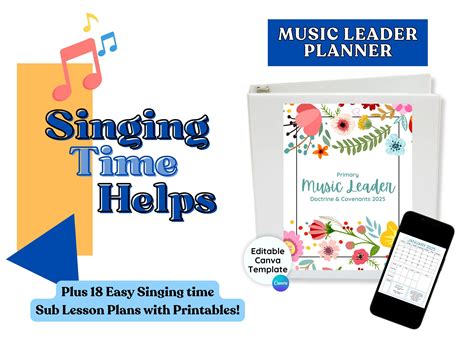 Lds Primary Presidency Planner Canva Template Share With Presidency