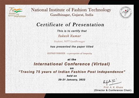 Sukesh Kumar On Linkedin Aajadikaparvmahotsav Niftgandhinagar