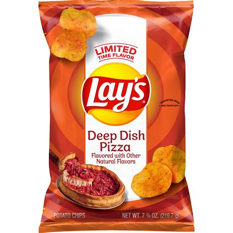 Lays® Deep Dish Pizza Flavored Potato Chips Shop Now At