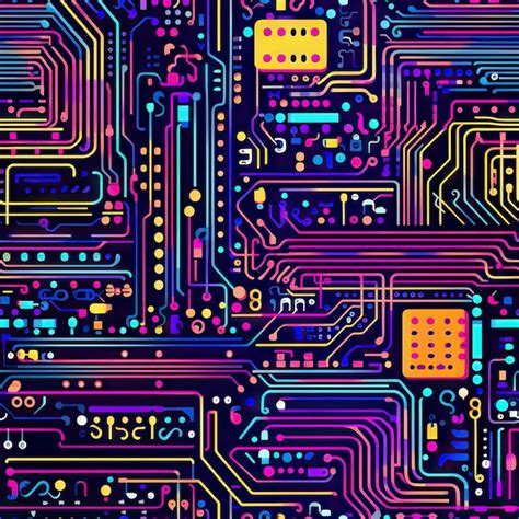Premium Ai Image Abstract Technology Circuit Board Background Pattern
