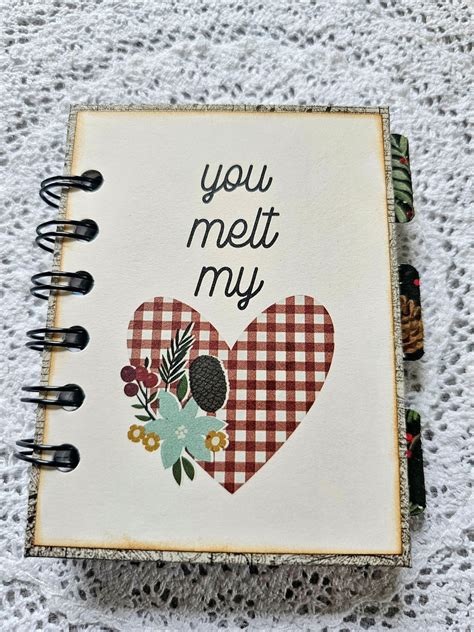 Mini Notebook Dividers Divided Notebook Spiral Notebook Etsy