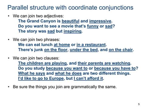 Skills 24 26 Parallel Structure Pptx