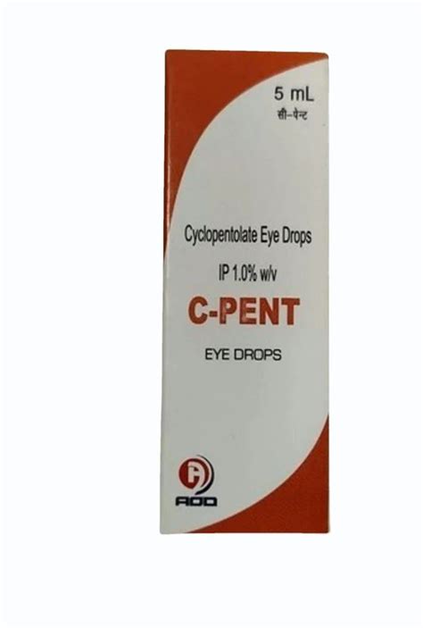 Cyclopentolate Eye Drop Packaging Type Bottle 5 Ml At Rs 82bottle